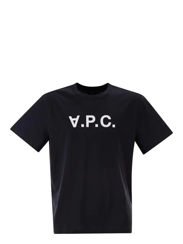 A.p.c. V.p.c." Organic Cotton Jersey T-shirt - Blue