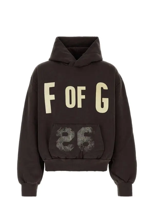 Fear Of God Cotton Hoodie - Brown