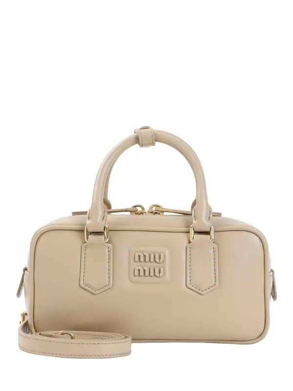 Miu Miu Arcadie Calf Leather Handbag - Multicolor