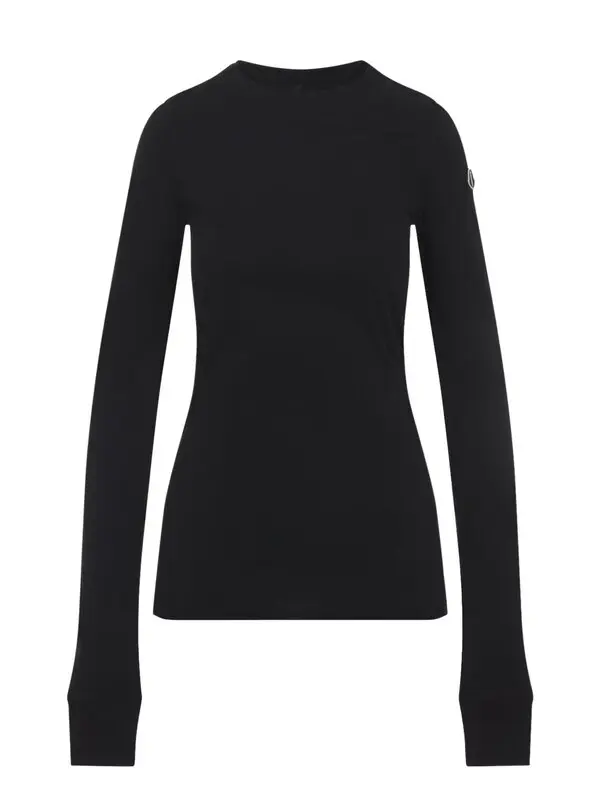 Moncler Girder Long Sleeve T-shirt - Black