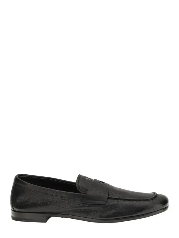 Prada Leather Loafers - Black