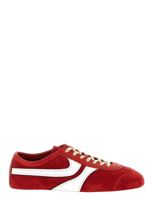 Dries Van Noten Suede Sneakers - Red