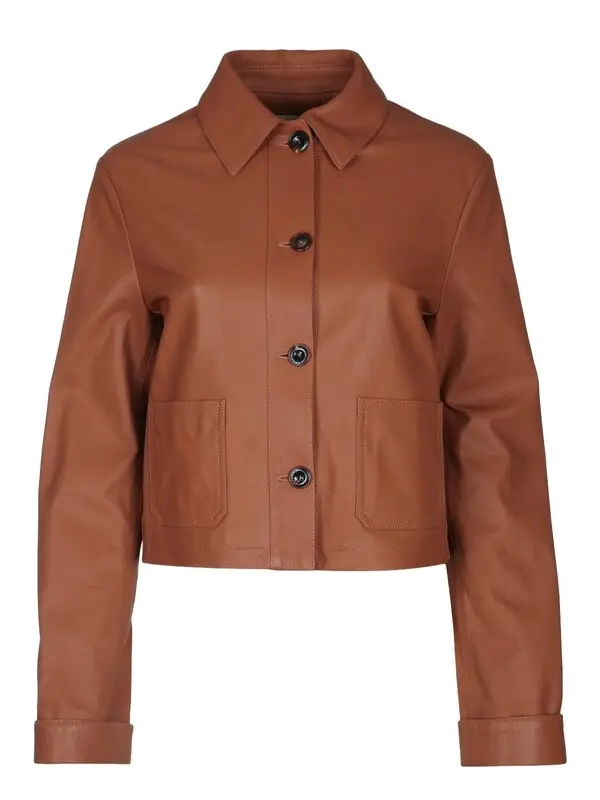 Jacob Cohen Leather Jacket - Multicolor