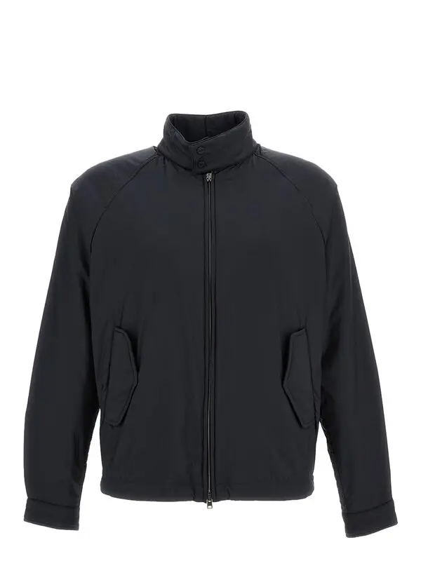 Herno Short Jacket With Classic Collar - Multicolor