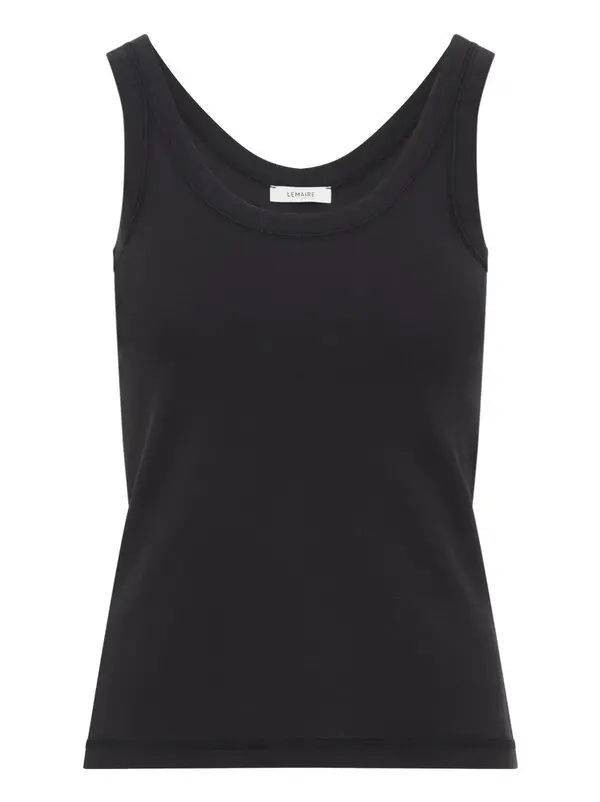 LEMAIRE Ribbed Tank Top - Blue