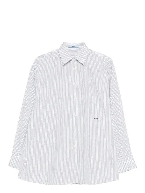 Prada Striped Cotton Shirt - Multicolor