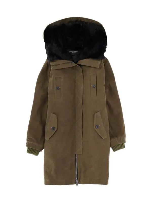 Dolce & Gabbana Cotton Parka - Green