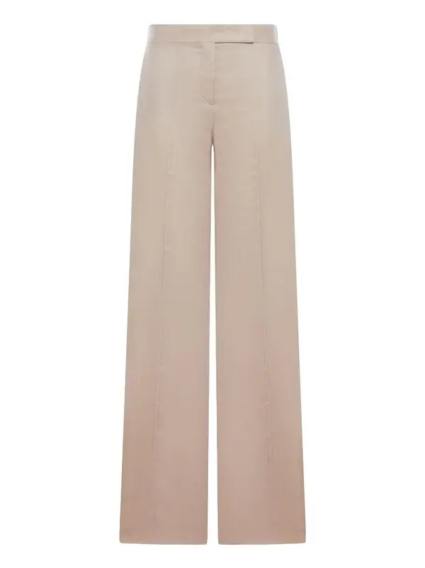 Max Mara Silk Rasoio Trousers - Cream