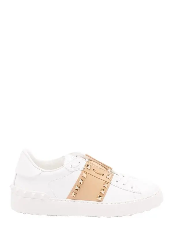 Valentino Garavani Rockstud Untitled Leather Sneakers - Multicolor