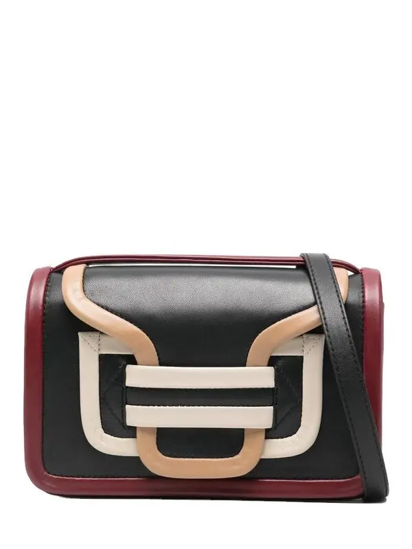 Pierre Hardy Color-blocked Leather Satchel Bag - Black