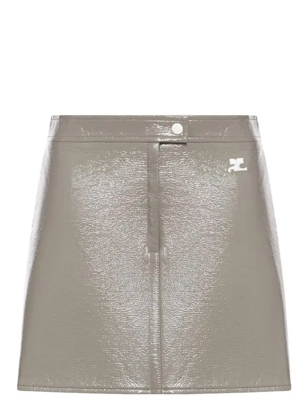 COURREGES Courrèges Vinyl Mini Skirt Re-edition - Multicolor