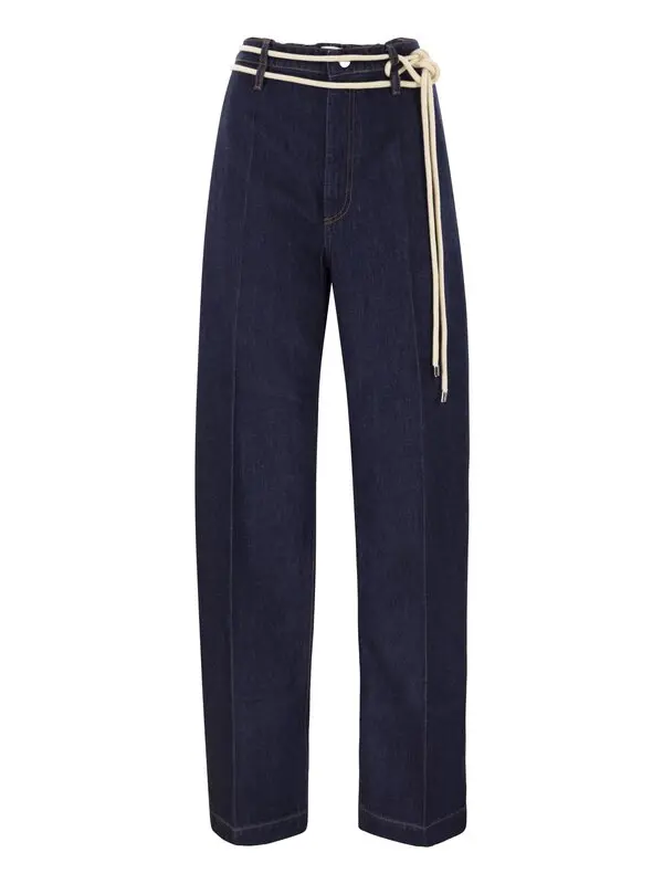 Sportmax Nembi Denim Trousers - Multicolor