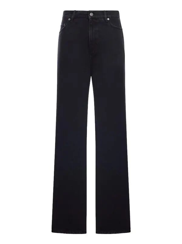GOLDEN GOOSE Boyfriend Jeans In Cotton Denim - Black