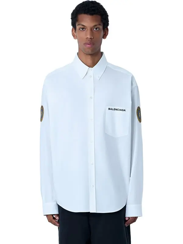 Balenciaga Button-down Shirt - White