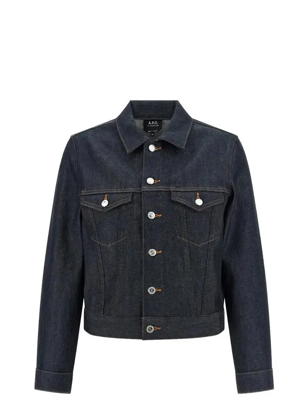 A.p.c. Denim Dion Jacket - Blue