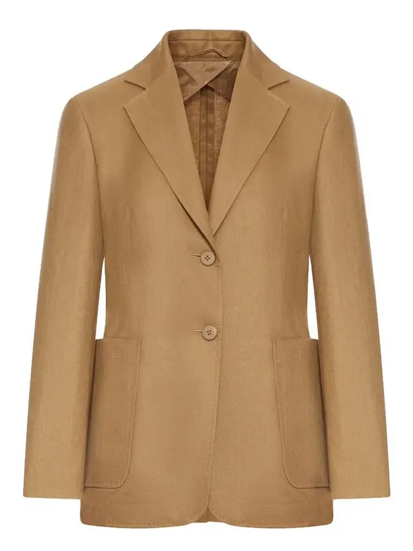 Max Mara Single-breasted Volonta Jacket - Cream