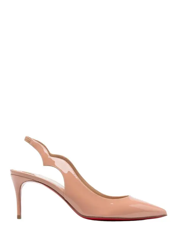 CHRISTIAN LOUBOUTIN Hot Chick Patent Leather Slingback Pumps - Multicolor