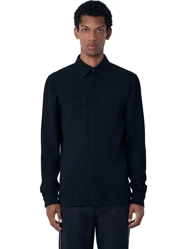 Rick Owens Work Shirt - Black