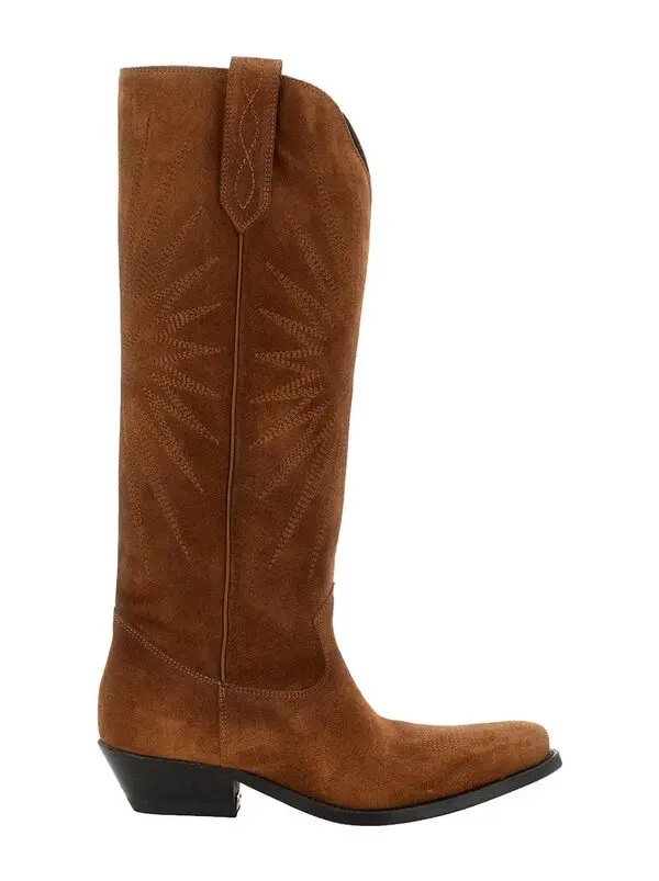 GOLDEN GOOSE Wish Star Suede Boots - Multicolor
