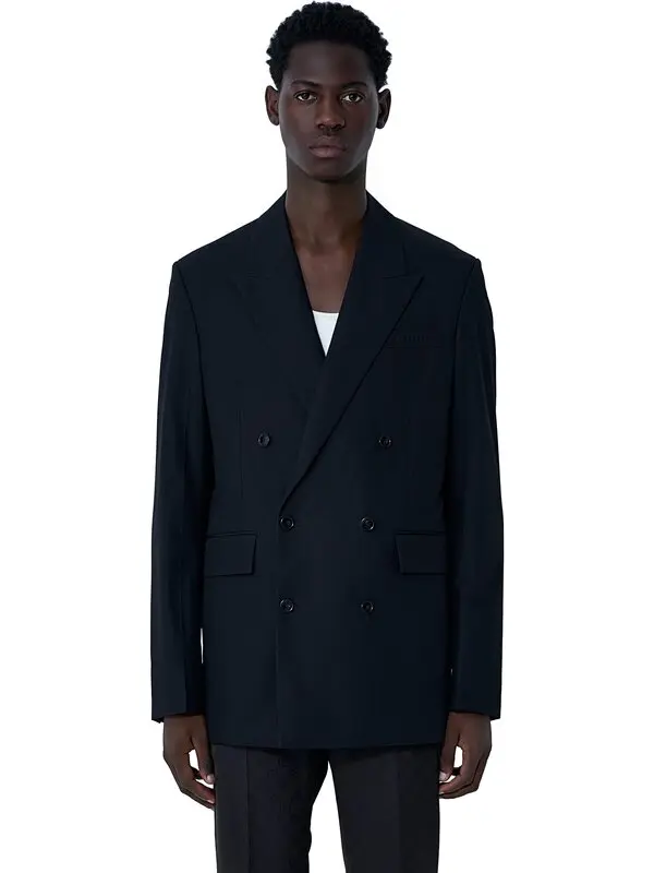 Gucci Double-breasted Blazer - Black
