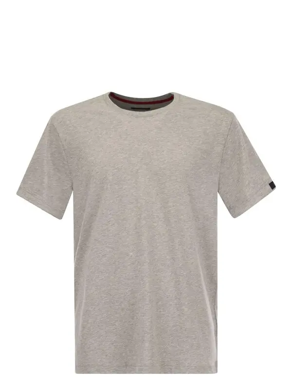 FAY Cotton T-shirt - Gray