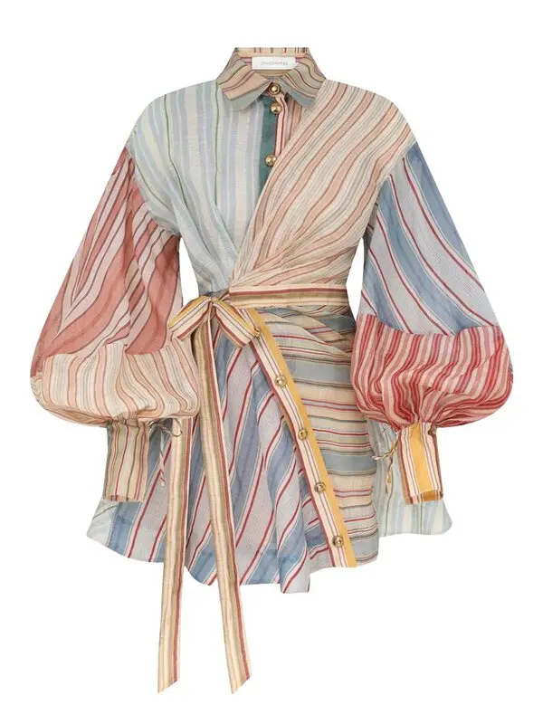 Zimmermann Rebellion Mini Dress - Multicolor