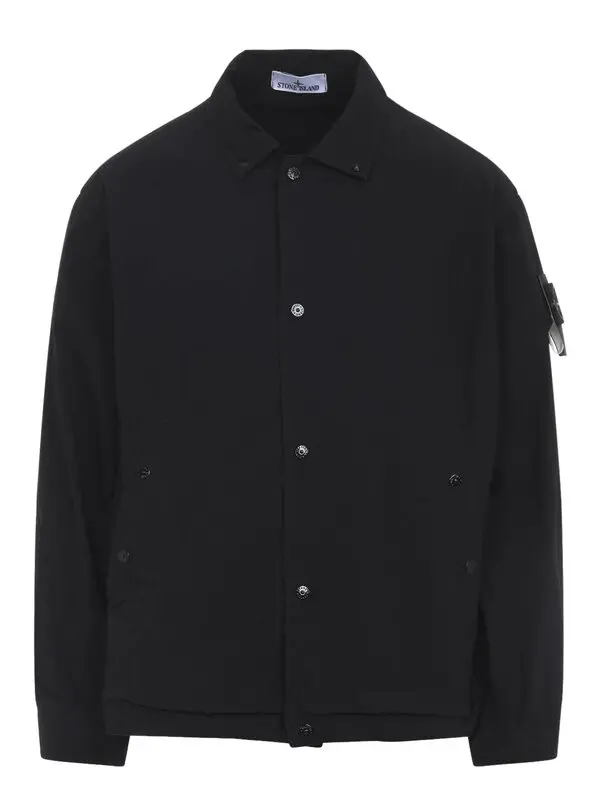 Stone Island Polyester Jacket - Black
