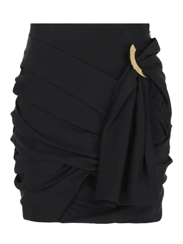 Celine Draped Mini Skirt - Multicolor