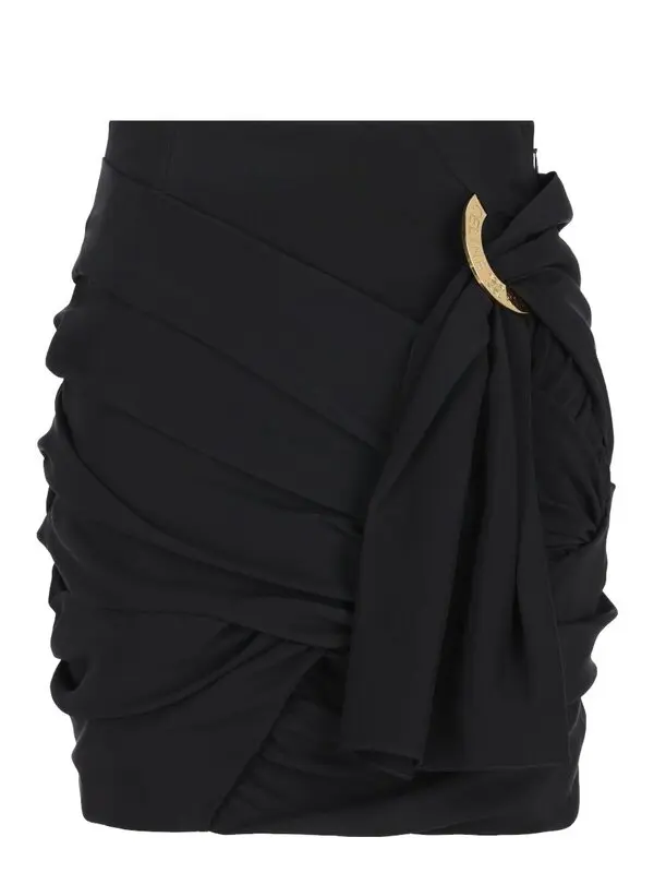 Celine Draped Mini Skirt - Multicolor