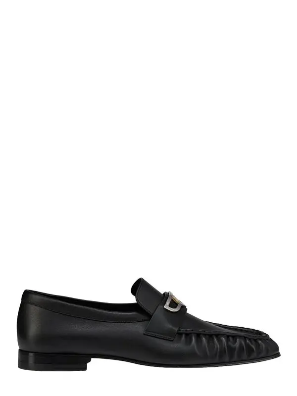 CHRISTIAN LOUBOUTIN Nappa Leather Mocallista Loafers - Black