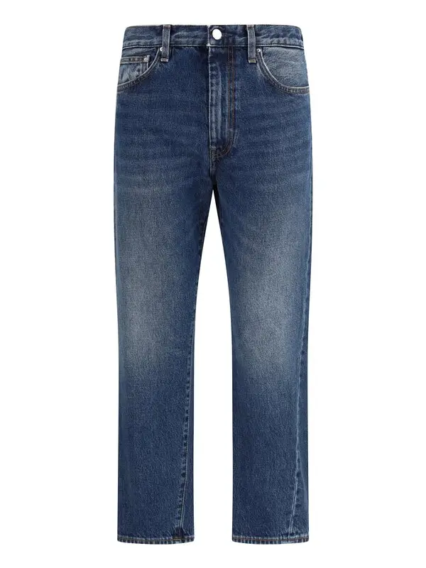 TOTEME Washed Twisted Seam Jeans - Blue