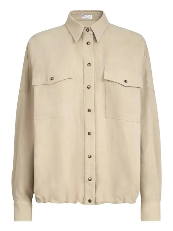 Brunello Cucinelli Viscose Shirt - Multicolor