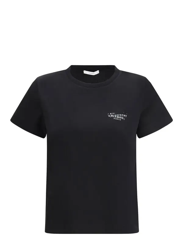 Givenchy Cotton T-shirt With Logo - Black