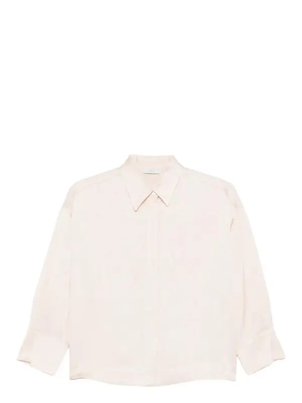 Peserico Pale Check Pattern Shirt - Pink