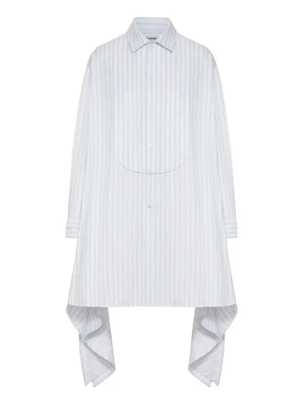 JW Anderson Striped Poplin Shirt Dress - Multicolor