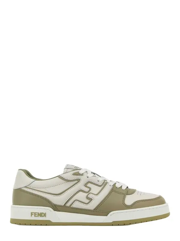 Fendi Two-tone Leather Sneakers - Multicolor