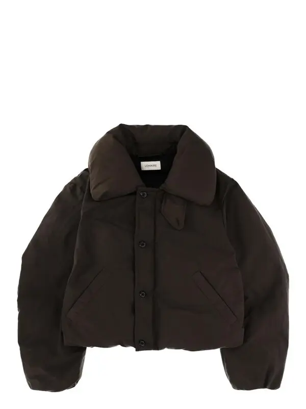 LEMAIRE Short Down Jacket Blouson - Brown