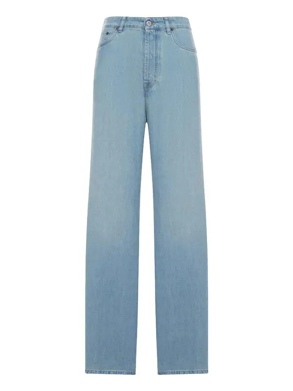 Miu Miu Straight Leg Jeans - Blue