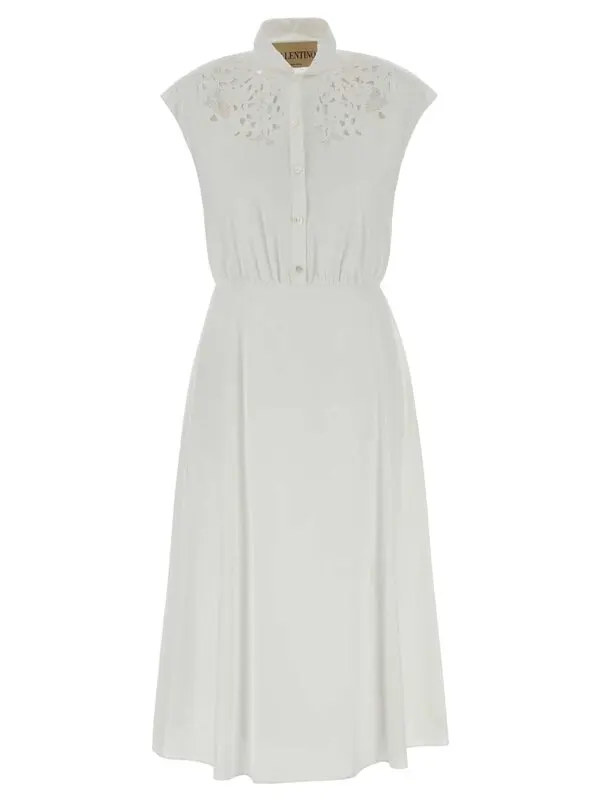 Valentino Garavani Poplin Dress - White