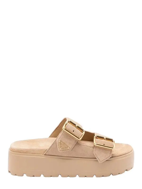 Prada Platform Strap Sandals - Multicolor