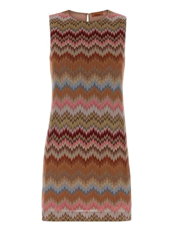 Missoni Embroidered Viscose Mini Dress - Multicolor