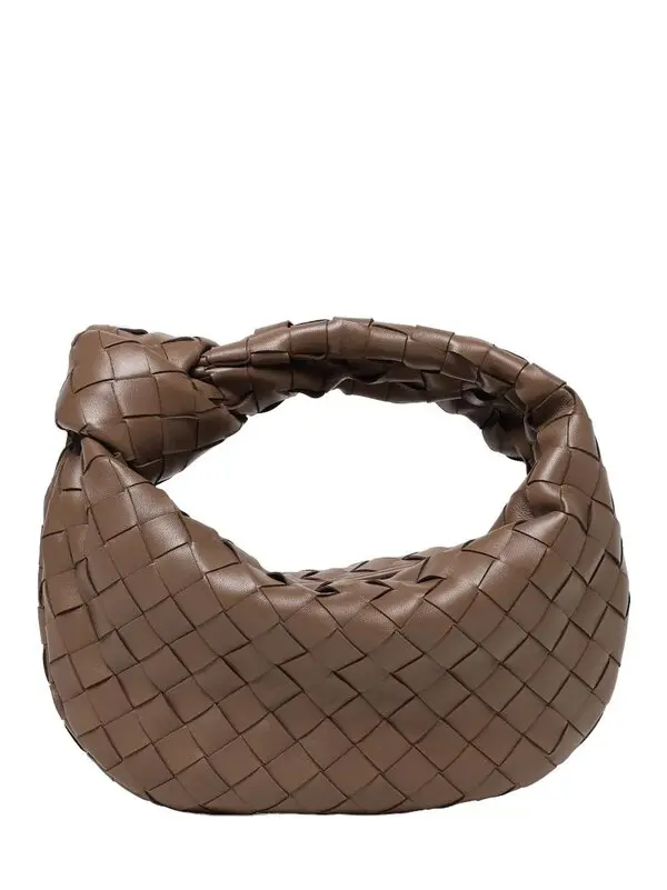 Bottega Veneta Woven Leather Handbag - Brown