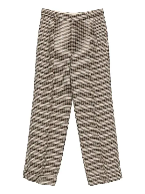 Valentino Garavani Wool Plaid Tailored Trousers - Multicolor