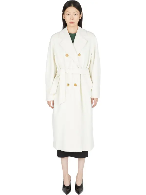 Max Mara Madame 101801 Icon Coat - White