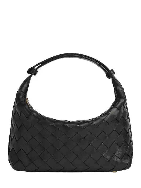 Bottega Veneta Mini Wallace Shoulder Bag - Black