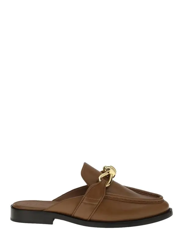 Bottega Veneta Leather Mules - Brown