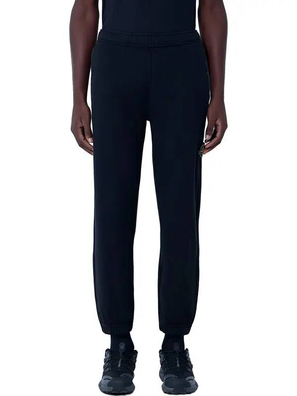 Stone Island Logo Patch Track Pants - Black