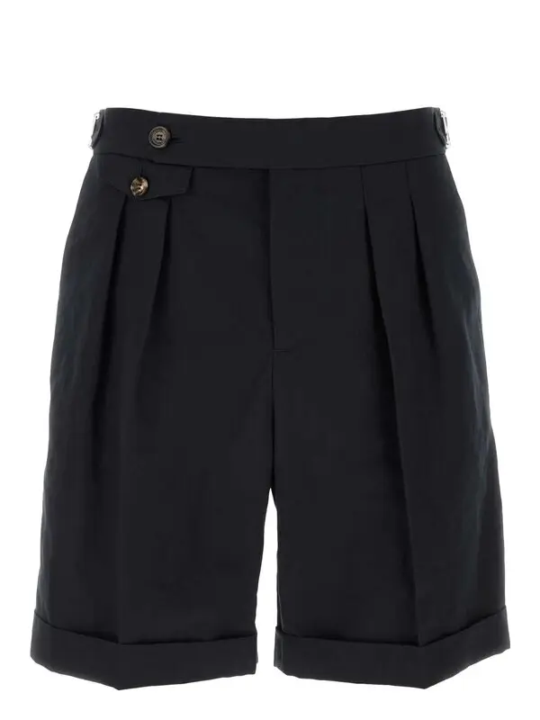 Brunello Cucinelli Cotton Blend Bermuda Shorts - Blue