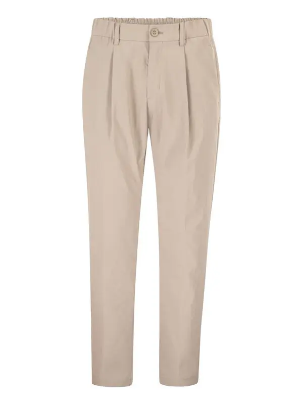 Herno Pleated Trousers With Drawstring Waist - Multicolor