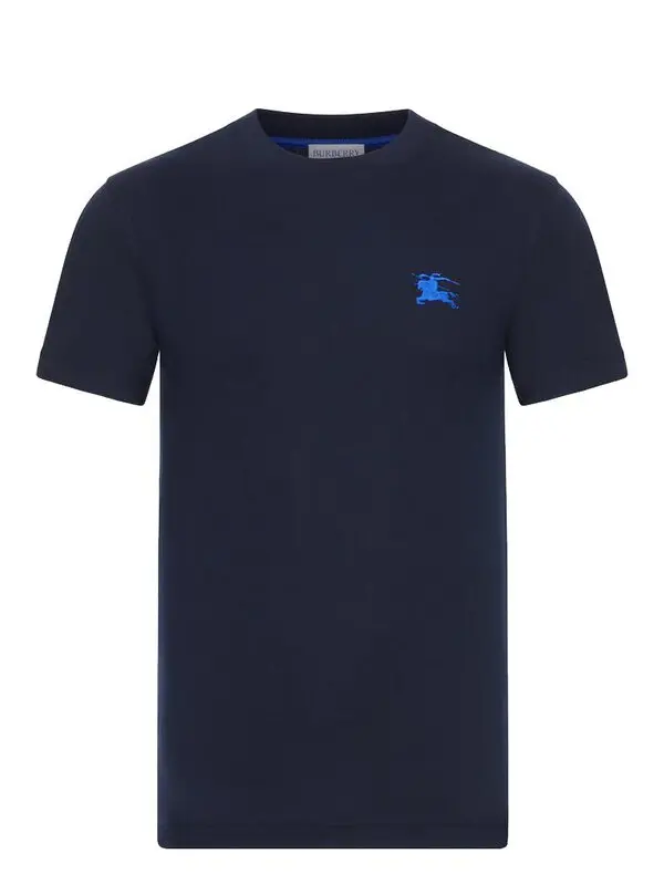 Burberry Ekd Front Logo T-shirt - Blue